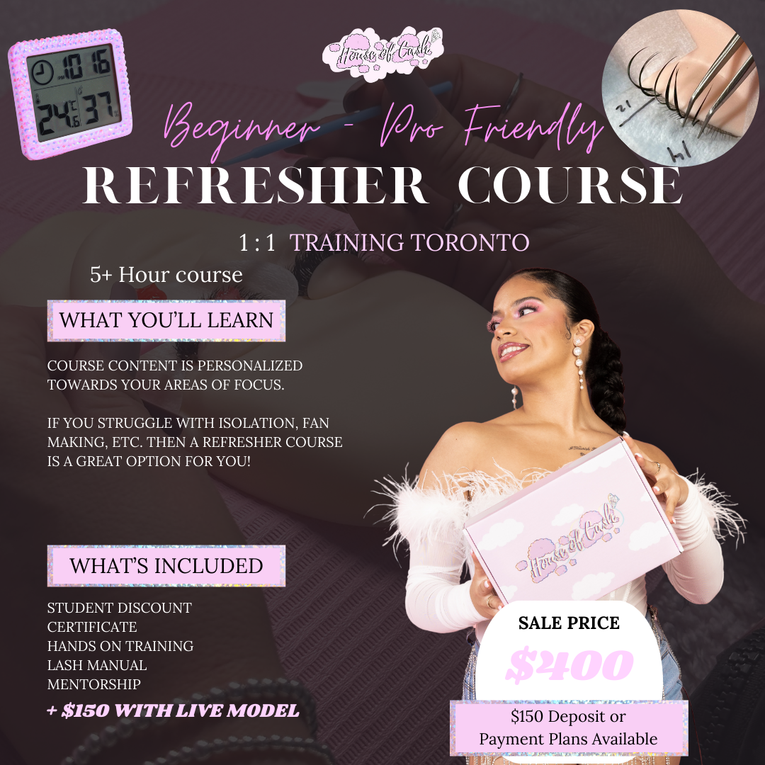 1 on 1 Lash Refresher Course | House of Cash